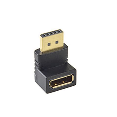 Side Bend Dp Extension Male To Female Interface Displayport Display Hd Signal Right Angle