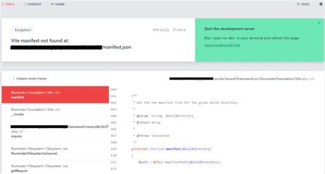 Dev Note On Linkedin Vite Manifest Not Found At Manifestjson In