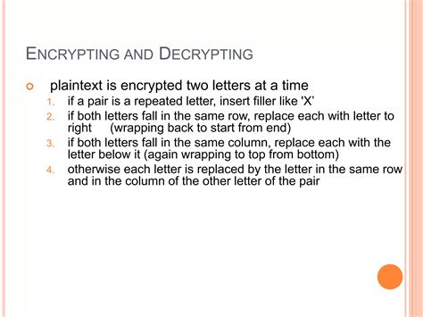 Classical Encryption Techniques Ppt