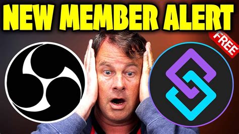 Free Member Alerts For Obs Using Streamerbot Youtube