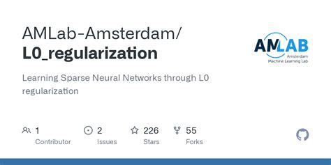 Github Amlab Amsterdaml0regularization Learning Sparse Neural Networks Through L0