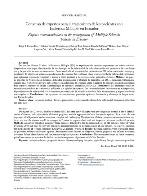 Esclerosis Multiple Pdf Terapia Esclerosis Múltiple