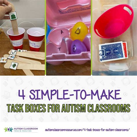 4 Simple To Make Task Boxes For Autism Classrooms Youll Love Autism