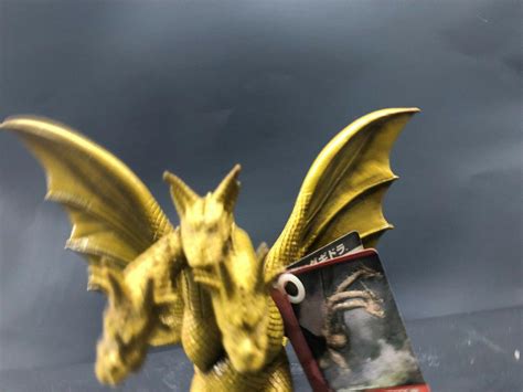 King Ghidora G 03 Godzilla 1998 Bandai Monster Figure Sofubi With Pink Tag 2074891298