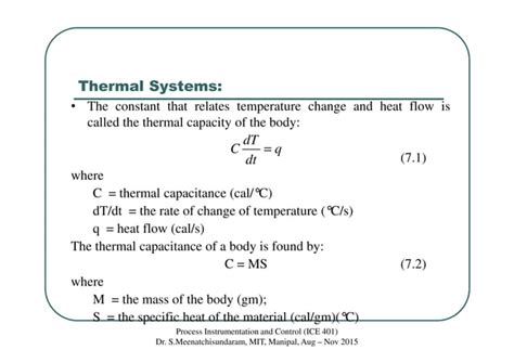 Class 9 Mathematical Modeling Of Thermal Systems Pdf