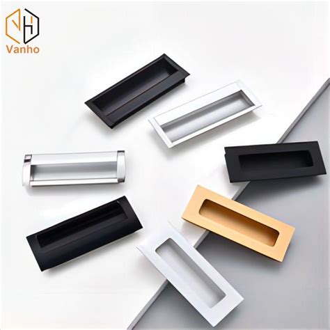 Aluminium Recessed Furniture Handle Concealed Cabinet Drawer Handle