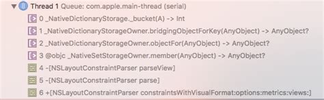 Ios Nslayoutconstraint Vfl Crashes Because Of Excbadaccess Stack Overflow