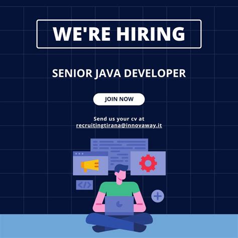 we re hiring 📢 position senior java developer microservices company innovaway s p a
