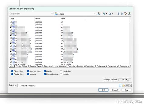 Power Designer 连接 Postgresql 逆向工程生成pd表结构操作步骤以及过程中出现的问题解决powerdesigner