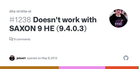 Doesnt Work With Saxon 9 He 9403 · Issue 1238 · Dita Otdita Ot · Github