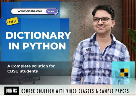 Dictionary In Python Cbse Class 11 Computer Science Qissba