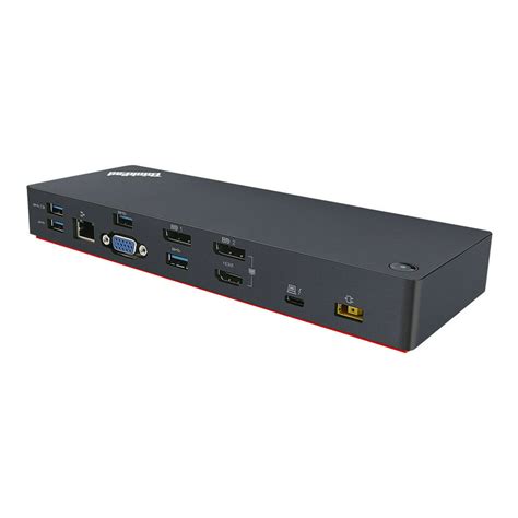 Lenovo Thinkpad Thunderbolt 3 Dock Port Replicator Thunderbolt 3 Vga Hdmi 2 X Dp Gige