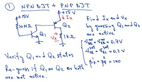 Solved Find Ix And Vx By Guessing Q1 And Q2 Are Active Chegg Com