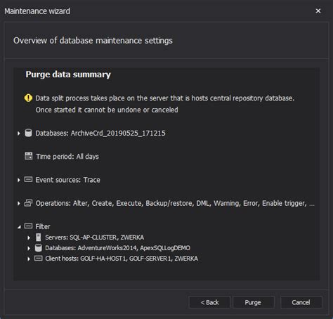 ApexSQL Audit Screen Shot Tour