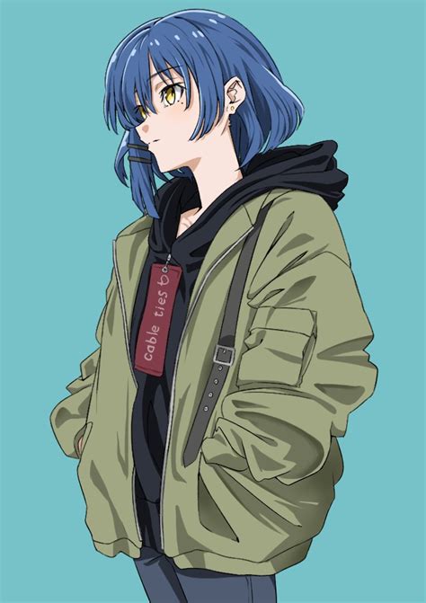 Yamada Ryo Bocchi The Rock Drawn By Xowz Zux Ciks Danbooru