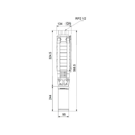 Grundfos Unterwasserpumpe Sp18 7 3x380 415v 4kw 60 Bar Volumenstrom