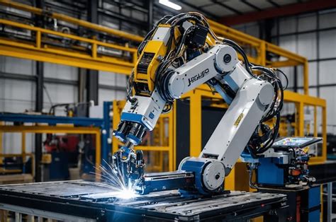 Automated Robotics In Smart Factories For Enhanced Productivity Premium Ai Generated Image