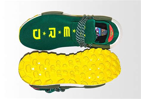 Nerd Bbc Pharrell Adidas Nmd Hu Green Yellow Release Info