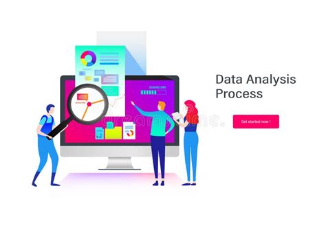 Data Analysis Business Content Graph Pie Chart Info Graphic Stock Vector Illustration Of