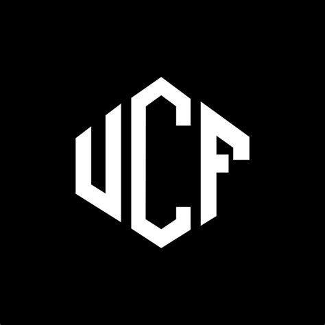 Ucf Letter Logo Design With Polygon Shape Ucf Polygon And Cube Shape