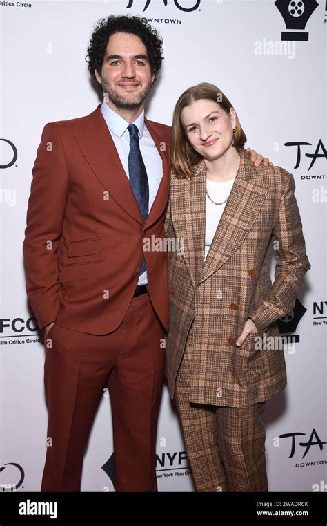 New York Usa 03rd Jan 2024 L R Benny Safdie And Ava Safdie Attend