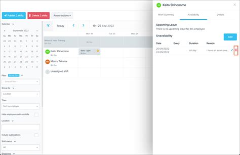 managing employee roster unavailability payroll web platform eh