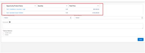 Visual Workflow Opportunity Quick Action Is Unable To Display Opportnity Line Items Using