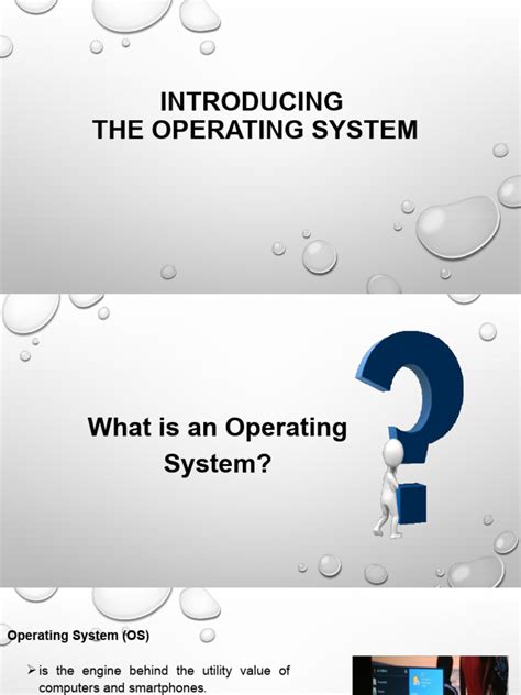 T1 Introducing The Operating System Pdf Operating System Mobile