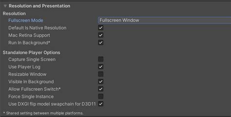 unity how to fix square aspect ratio issue on steam deck stack overflow