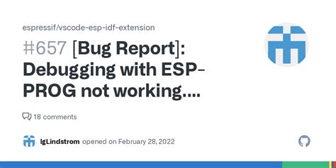 Bug Report Debugging With Esp Prog Not Working Vsc 847 · Issue 657 · Espressifvscode Esp
