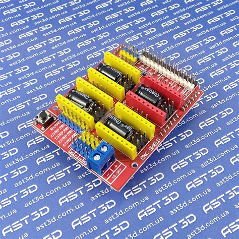 Модуль ЧПУ 3 поколения совместимый с Arduino Uno чпу шилд • купить Киев Запорожье Харьков • Ast3d