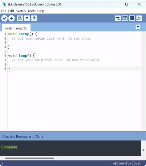 Update Qec Ethercat Mdevice With 86duino Ide Qec
