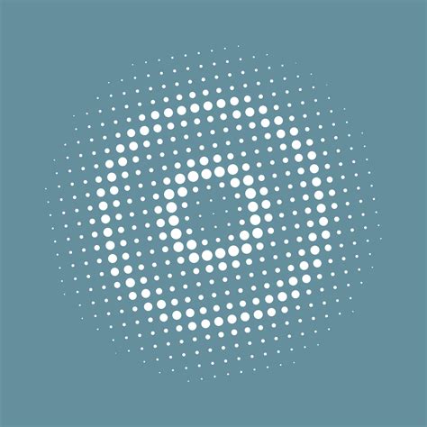 Circle Halftone Pattern Background 13353410 Vector Art At Vecteezy