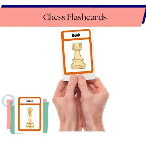 Chess Flashcardschess Piecesmontessori Cardsflash Cardsstrategic