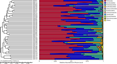 Unweighted Unifra Distance Clustering Tree Of Samples Download