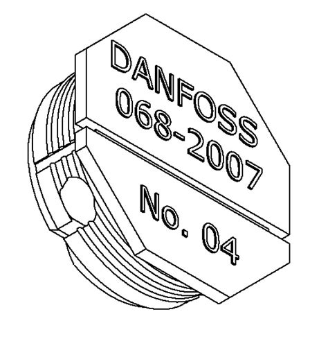 Danfoss Orifice No 04 068 2007
