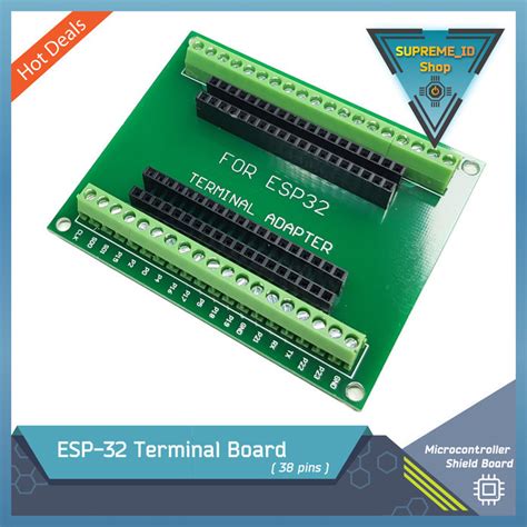 Jual Esp32 Esp 32 Wifi Bluetooth Microcontroller Expansion Terminal Shield Dev Board Adapter 38