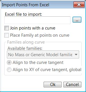 General Features Conceptual Imports Points From Excel