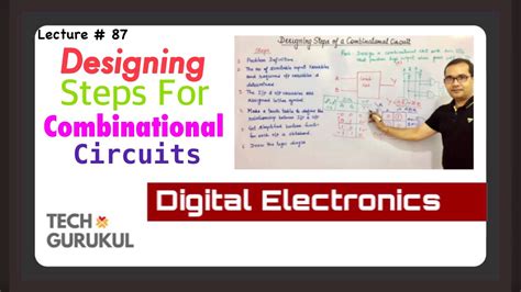 designing steps of a combinational logic circuit in hindi tech gurukul by dinesh arya youtube