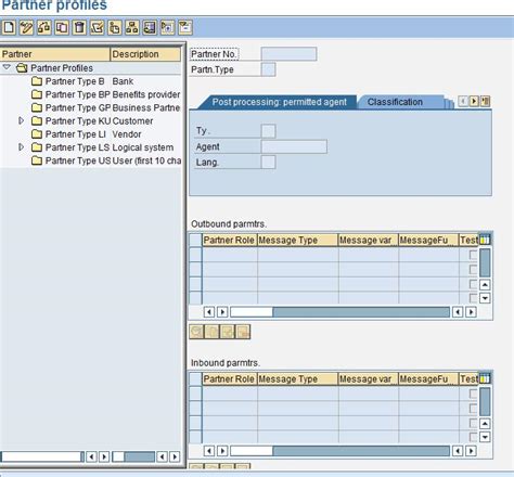 Sapandedi We20 Creating Modifying Partner Profiles For Idocs