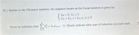 Solved Fb Similar To The Fibonacci Numbers The Sequence