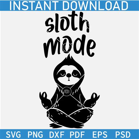 Sloth Heart Beat Silhouette Svg Sloth Heart Rate Vector Svg Sloth Heart Beat Heart Symbol Svg