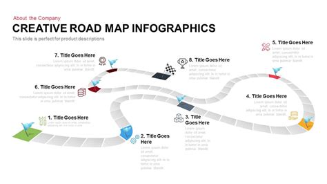 Infographics Powerpoint Template Road Map