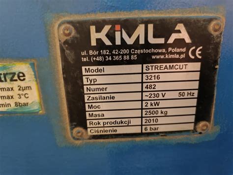 Kimla Streamcut 3216 Used Machines Exapro