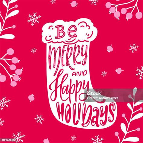 따뜻한 겨울 소원 텍스트와 크리스마스 인사말 카드입니다 손으로 그린 타이포그래피 따옴표와 재미있는 말 분기와 베리벡터 일러스트레이션 12월에 대한 스톡 벡터 아트 및 기타