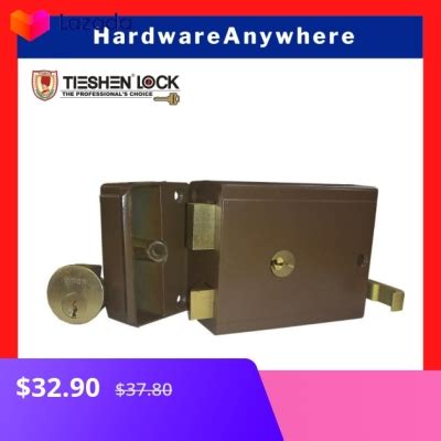 Tieshen Classic Rim Lock 60mm Backset Surface Mounted Locks