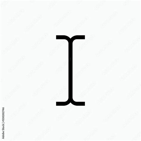 Text Cursor Icon Input Text Symbol Vector Stock Vector Adobe Stock