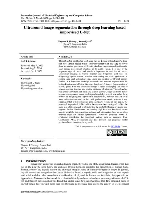 Pdf Ultrasound Image Segmentation Through Deep Learning Based