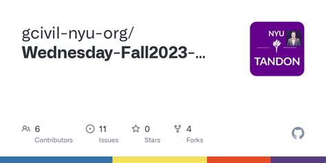 Github Gcivil Nyu Org Wednesday Fall2023 Team 1