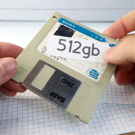 The 512 Gigabyte Floppy Disk Hackaday